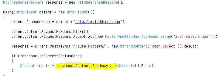 [.NET]HttpResponseMessage 클래스 메서드 오류 CS1061 해결 방법 – THE NEWTH